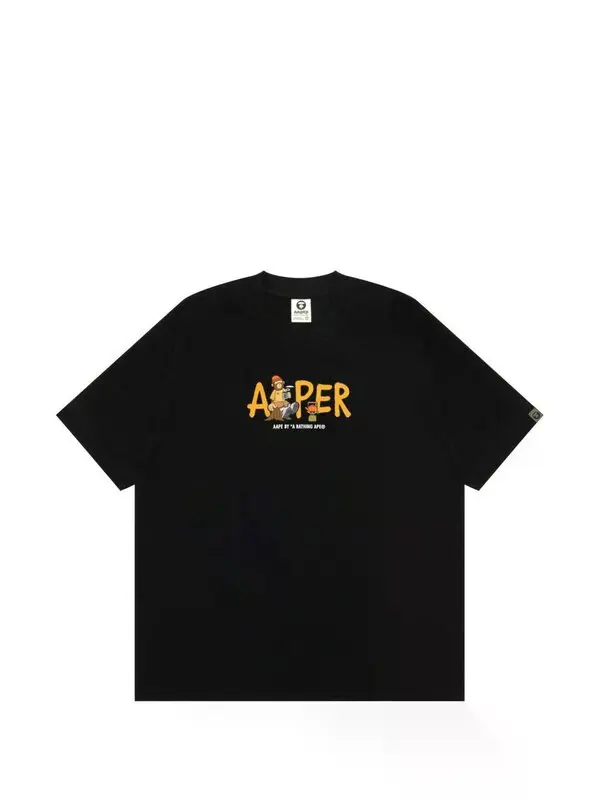 AAPE BY *A BATHING APE Graphic-print Crew-neck T-shirt