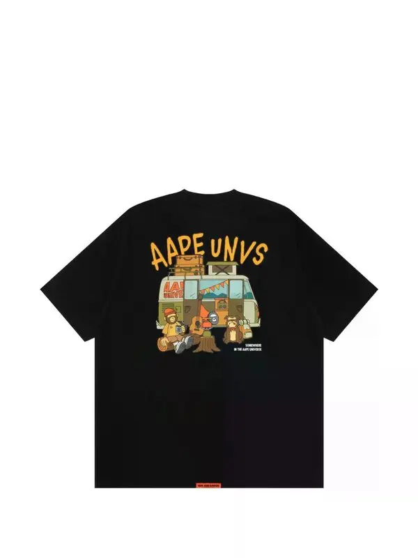 AAPE BY *A BATHING APE Graphic-print Crew-neck T-shirt