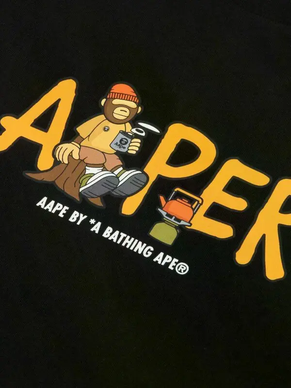 AAPE BY *A BATHING APE Graphic-print Crew-neck T-shirt