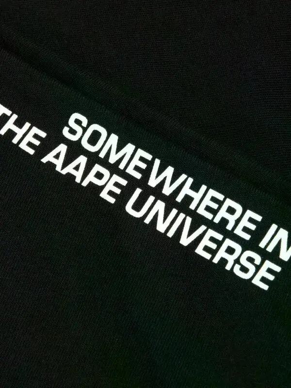 AAPE BY *A BATHING APE Aapenow Spades Logo T-shirt - Black