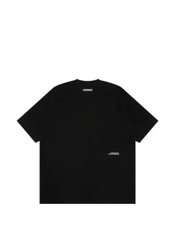 AAPE BY *A BATHING APE Moonface-patch T-shirt - Black