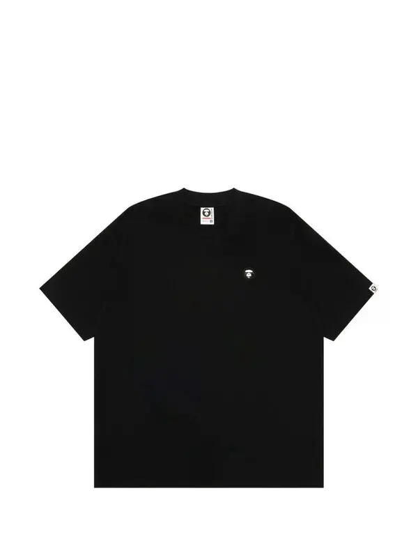 AAPE BY *A BATHING APE Moonface-patch T-shirt - Black