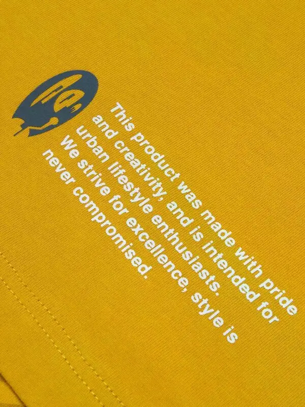 AAPE BY *A BATHING APE Moonface-patch T-shirt - Yellow