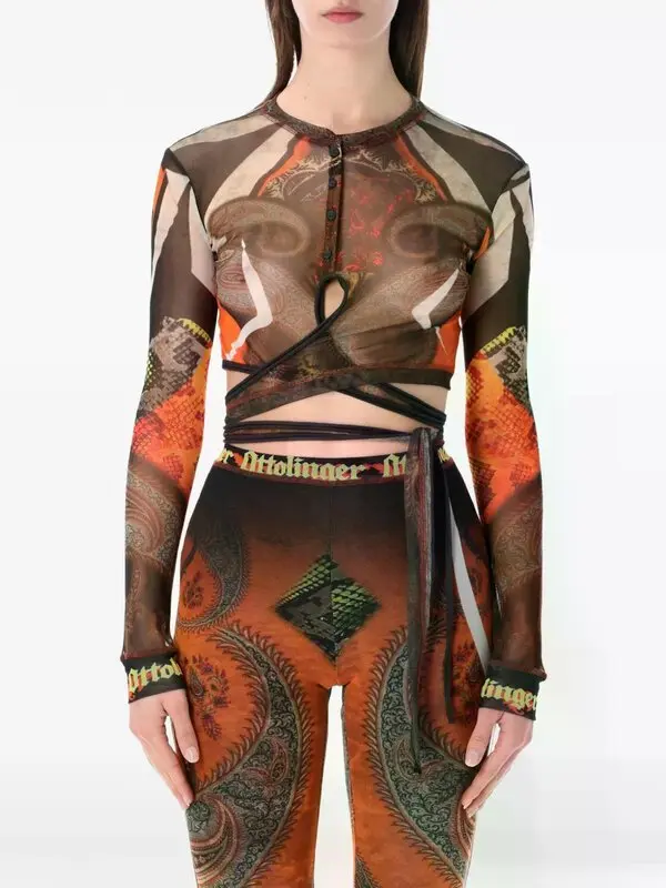 Ottolinger Printed Long-sleeve Top