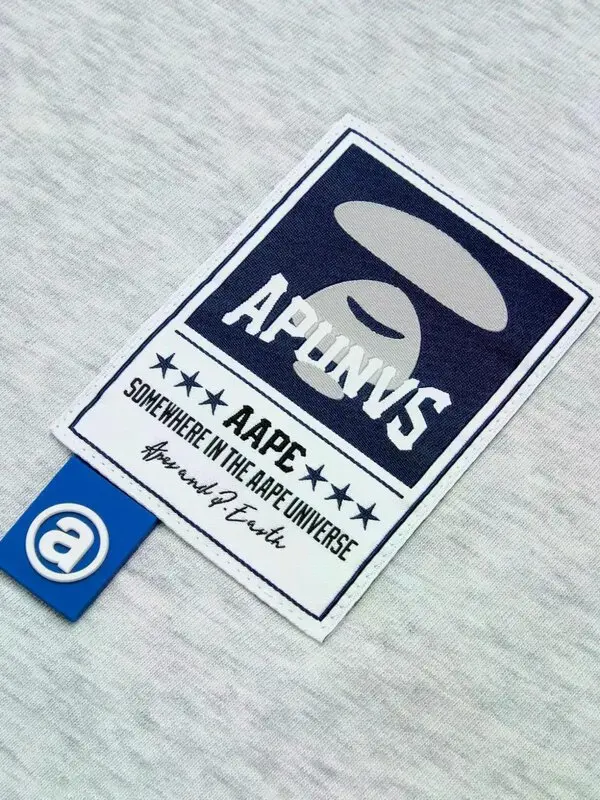 AAPE BY *A BATHING APE Logo-patch Panelled T-shirt