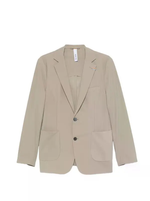 DISTRETTO 12 Active Single-breasted Patch-pocket Jacket