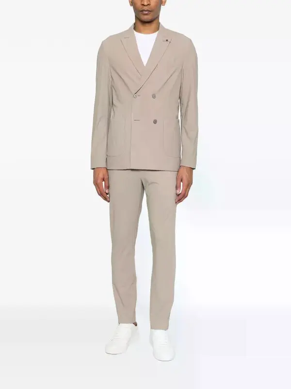 DISTRETTO 12 Drawstring Trousers - Neutrals