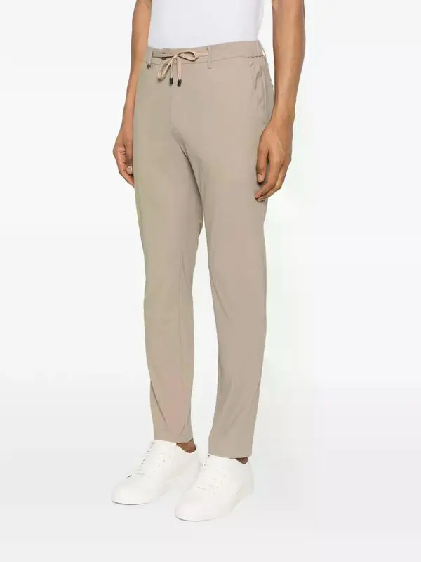 DISTRETTO 12 Drawstring Trousers - Neutrals