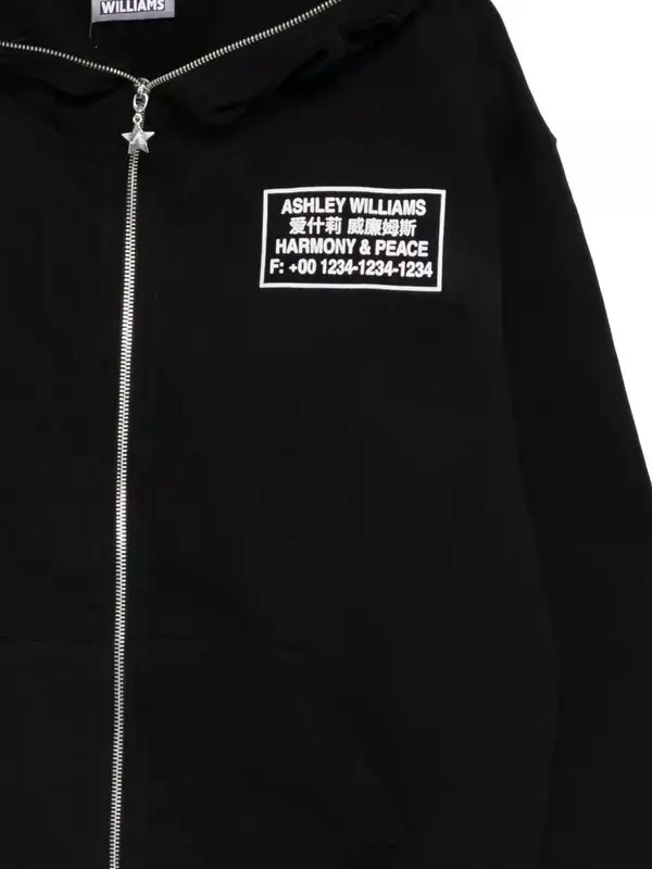 Ashley Williams Harmony & Peace Full-zip Hoodie