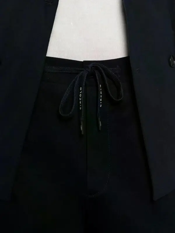 CIRCOLO 1901 Drawstring Trousers - Blue