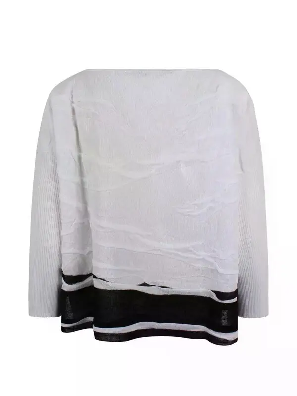 ROTATE BY BIRGER CHRISTENSEN Striped Boat-neck Sweater