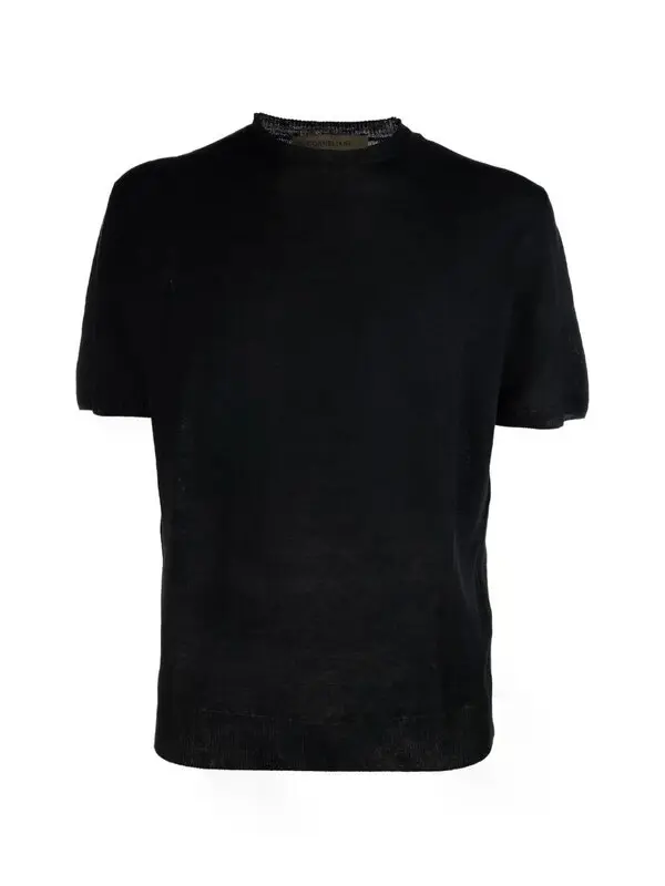 Corneliani Fine-knit T-shirt - Black