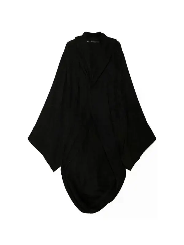 JULIUS Monk Coat - Black