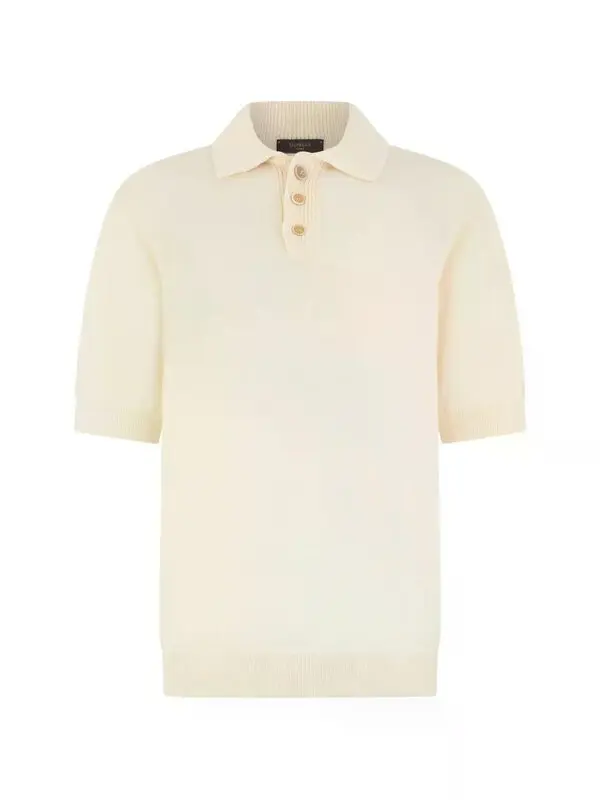 SLOWEAR Half-button Polo Shirt - Yellow