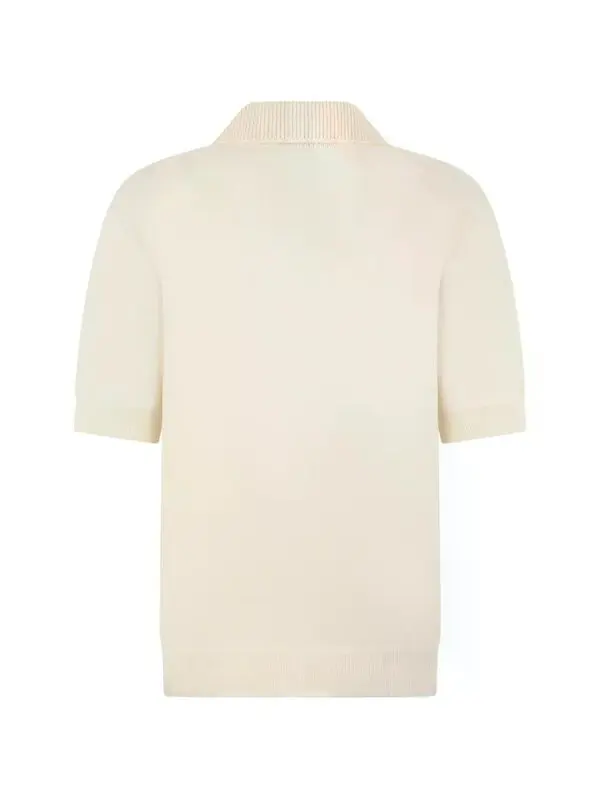 SLOWEAR Half-button Polo Shirt - Yellow