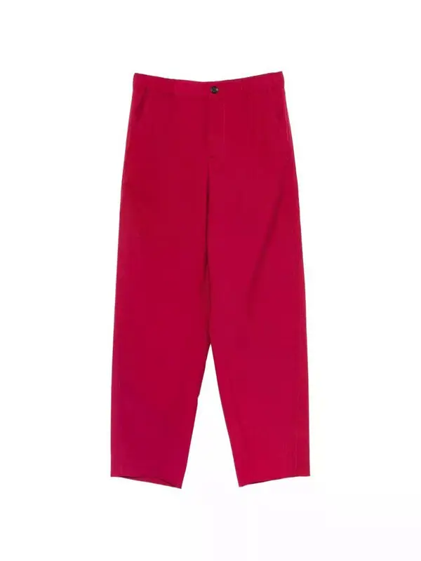 Marni Button Trousers - Red