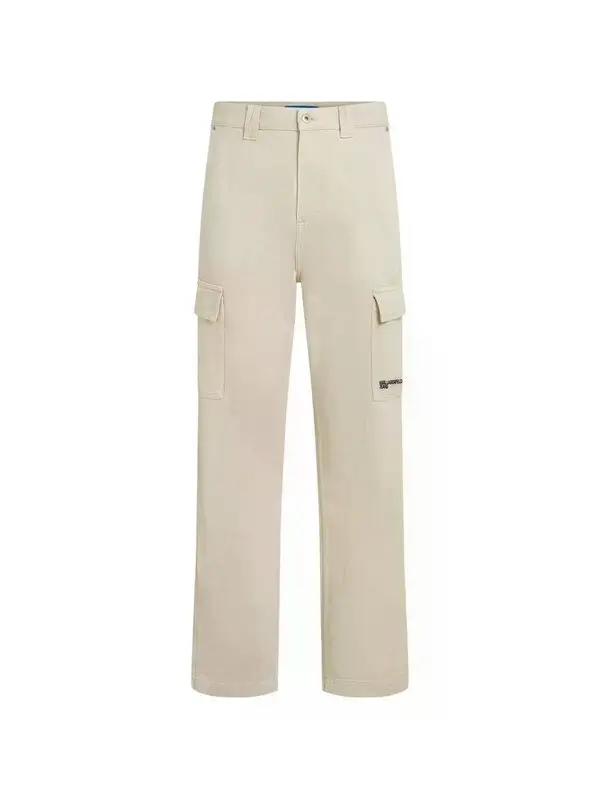 Karl Lagerfeld Belt-loops Cargo Pants - Neutrals