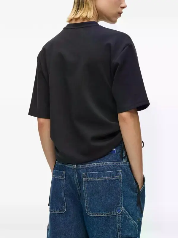 Karl Lagerfeld T-shirt With Tie Detailing - Black