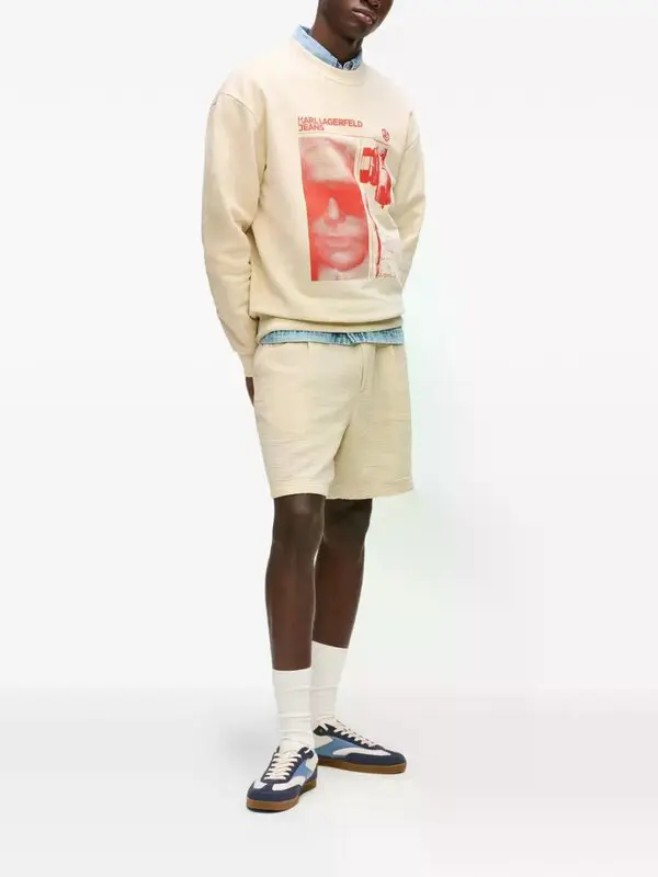 Karl Lagerfeld Graphic-print Sweatshirt - Neutrals