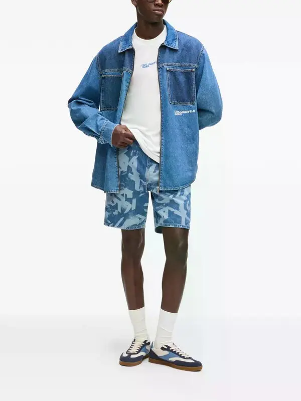 Karl Lagerfeld All-over Print Shorts