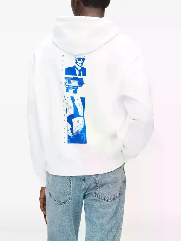 Karl Lagerfeld Graphic-print Relaxed Fit Hoodie