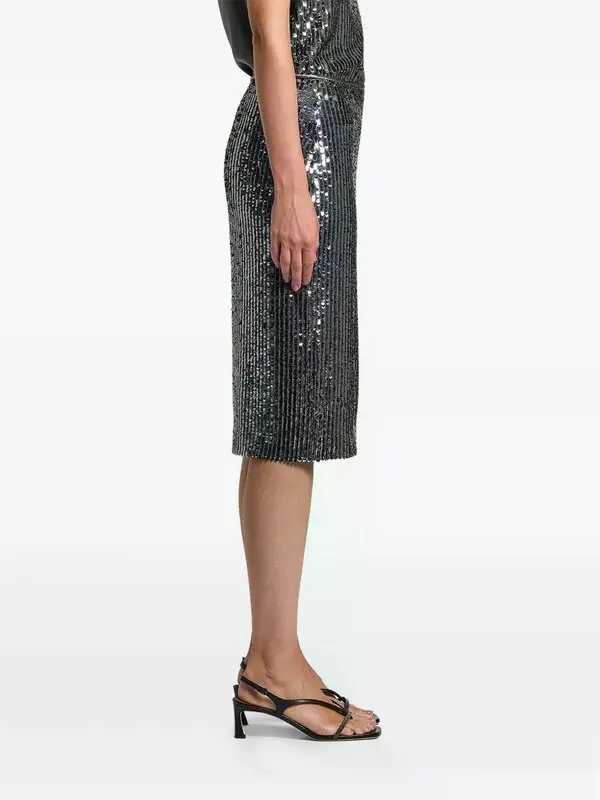 Peserico Sequin-embellished Midi Skirt