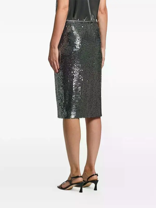 Peserico Sequin-embellished Midi Skirt