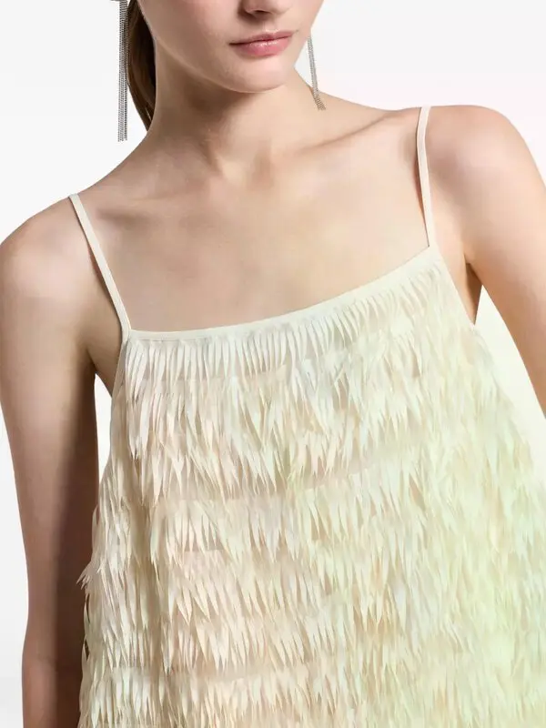 Peserico Fringed Sleeveless Top