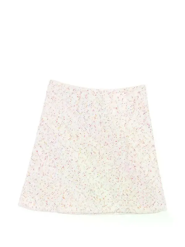 Bruno Manetti Fringed A-line Mini Skirt
