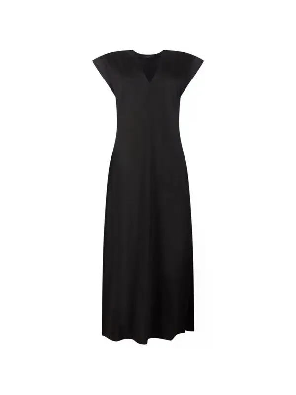 Max Mara V-neck Midi Dress