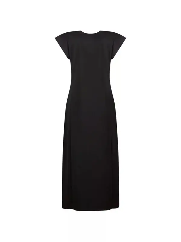Max Mara V-neck Midi Dress