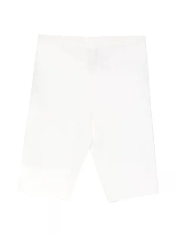 TOTEME Knit Capri Shorts - White