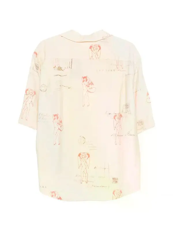 MISBHV Spread-collar Printed Shirt