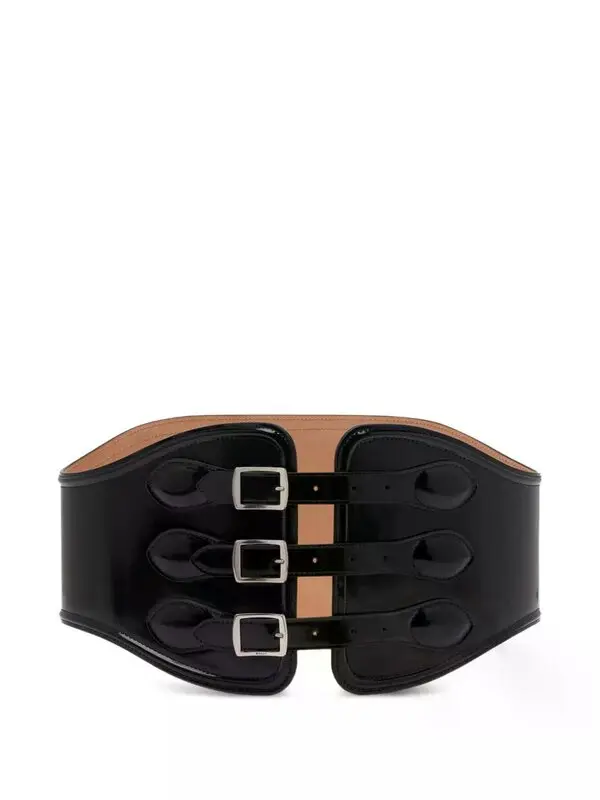 Bally Glendet Leather Belt - Black