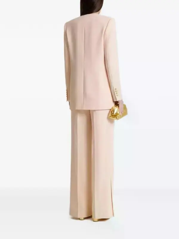 Alberta Ferretti Double-breasted Blazer - Pink