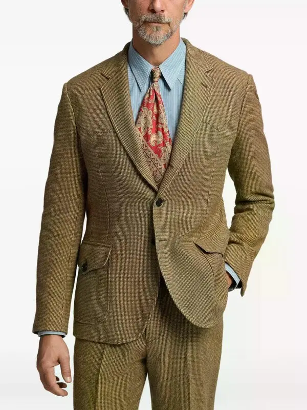 Ralph Lauren Plaid-pattern Blazer