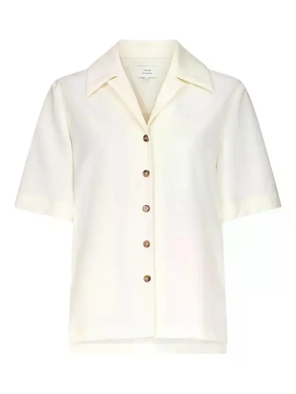 Loulou De Saison Button Short-sleeve Shirt - Neutrals