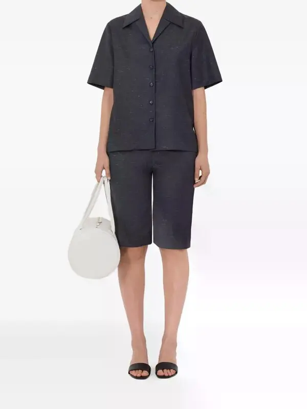 Loulou De Saison Button Short-sleeve Shirt - Neutrals