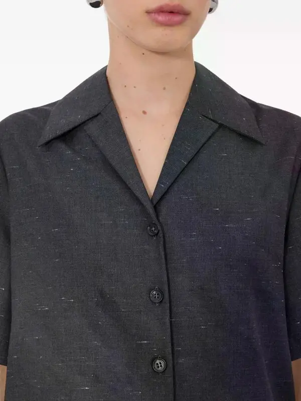 Loulou De Saison Button Short-sleeve Shirt - Neutrals