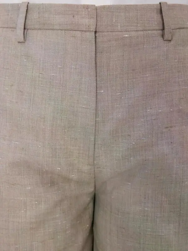 Loulou De Saison Side-pocket Knee-length Shorts - Neutrals