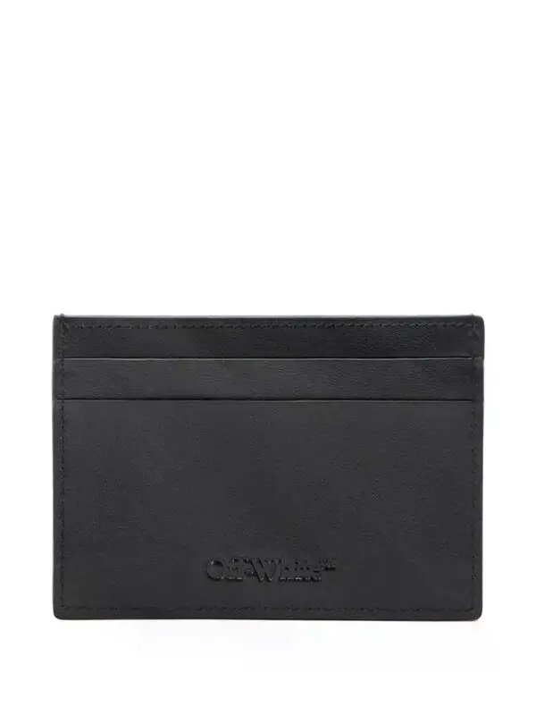 Off-White Diagonal-stripes Card Case - Black