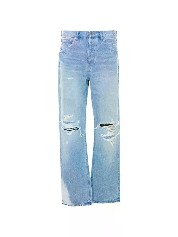 PURPLE BRAND P011 Knee Blowout Jeans - Blue