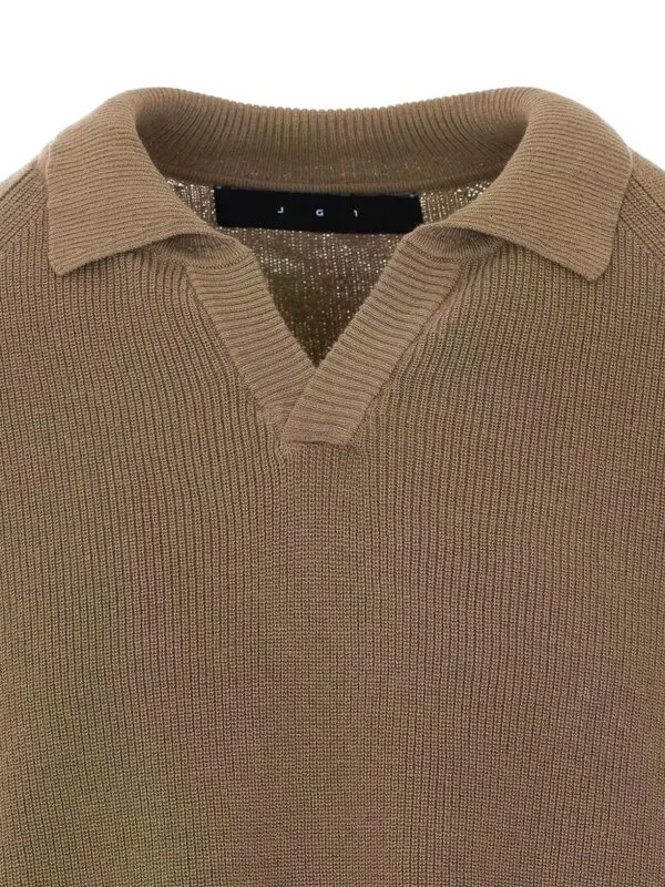 JG1 Knitted V-neck T-shirt