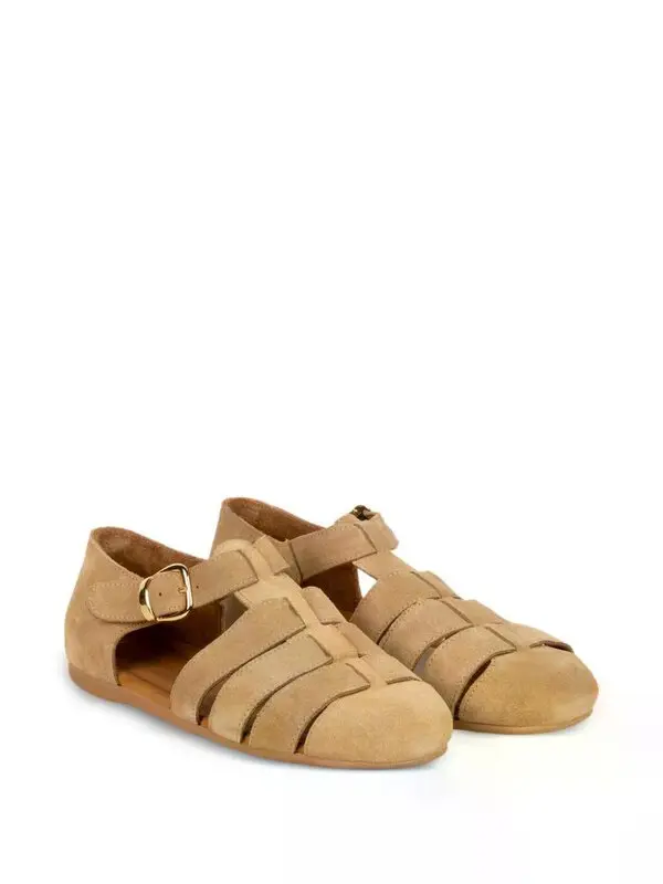 Stokton Buckle Suede Sandals