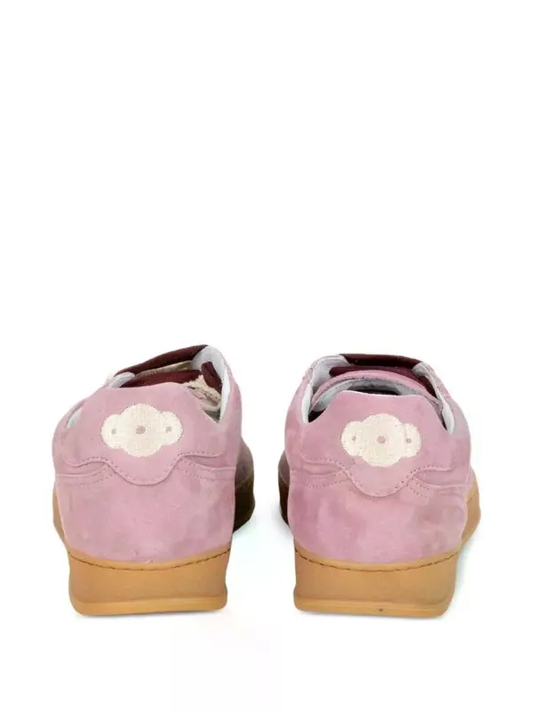 SOLDINI80 Perforated Suede Sneakers - Pink