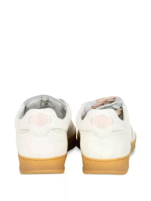 SOLDINI80 Leather Lace-up Sneakers - White