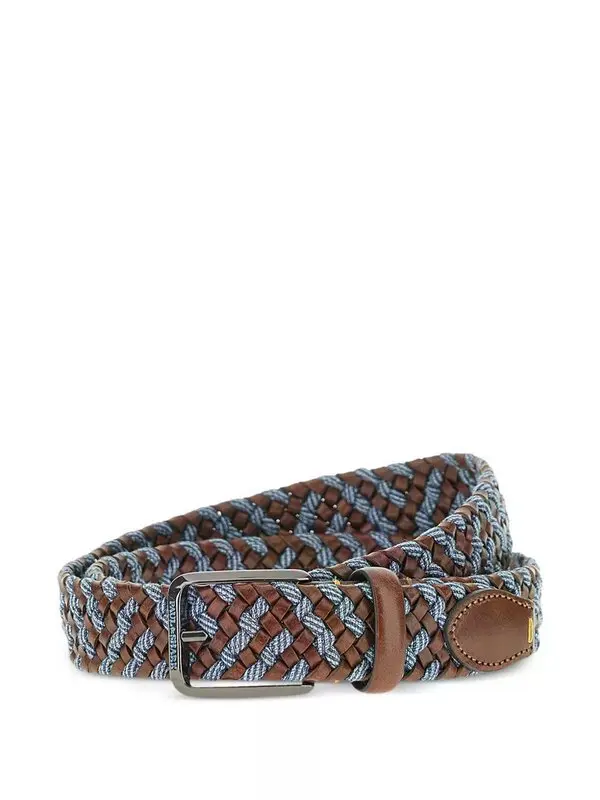 Paul & Shark Braided Belt - Brown