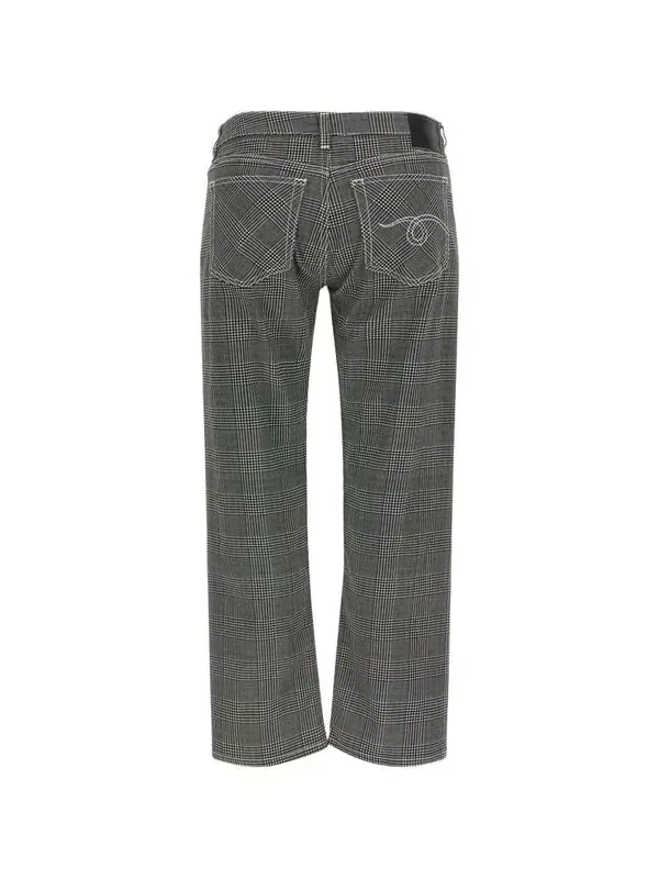 R13 Prince Of Wales Buttoned Trousers