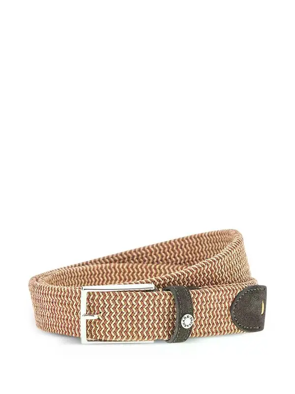 Paul & Shark Braided Elastic Belt - Neutrals