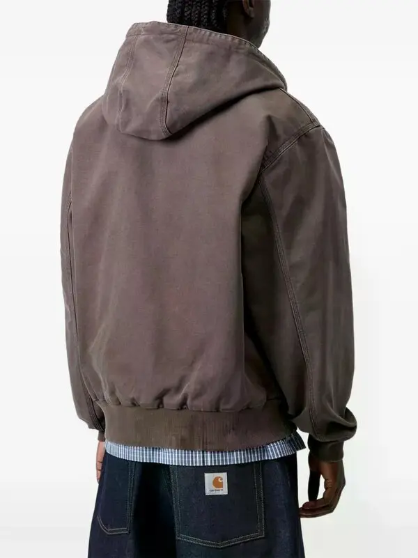Carhartt Work In Progress Og Active Hooded Zip Jacket - Brown